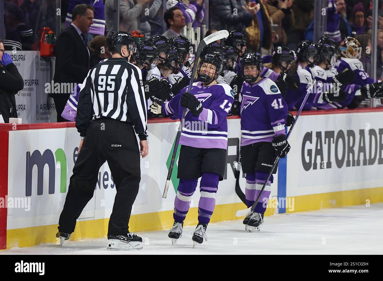 January 2nd, 2025: Minnesota Frost forward Brooke Bryant (17 ...