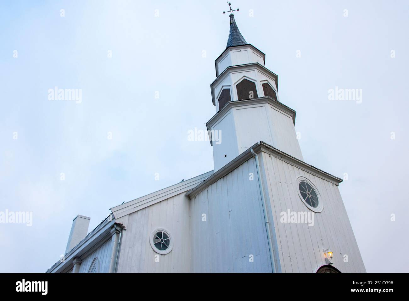 Wooden Alta Church - Norway Stock Photo - Alamy