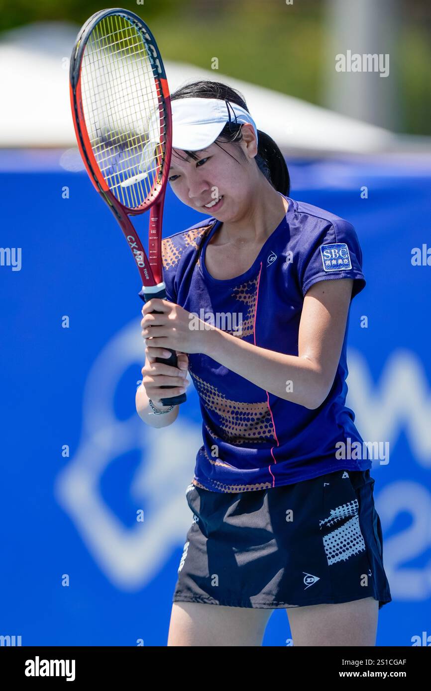 Canberra, Australia; 3rd Jan 2025: Aoi Ito of Japan is pictured during their Semifinal match ...