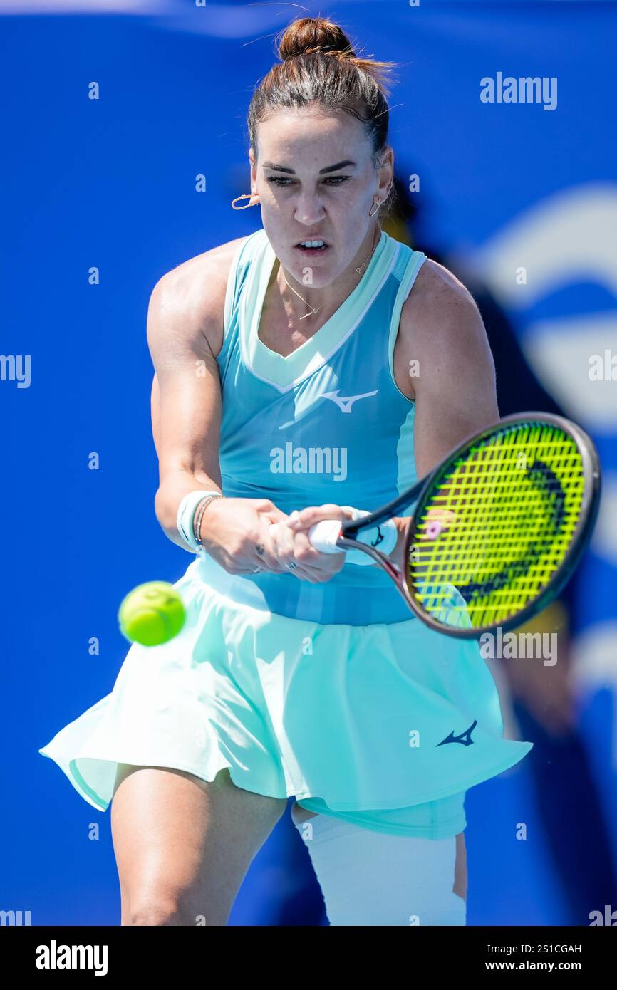 Canberra, Australia; 3rd Jan 2025: Nuria Párrizas Díaz of Spain is pictured during their ...