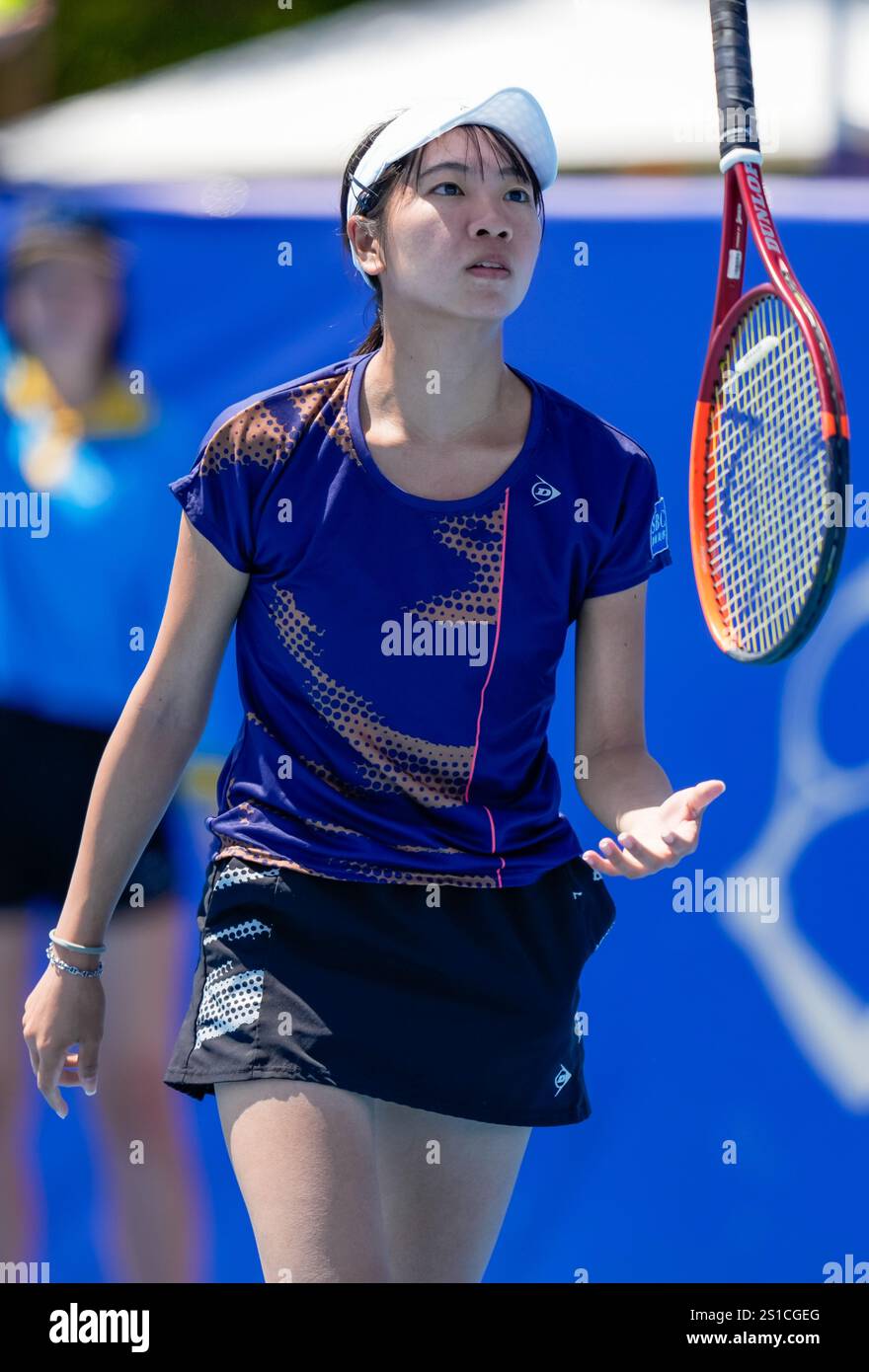 Canberra, Australia; 3rd Jan 2025: Aoi Ito of Japan is pictured during their Semifinal match ...