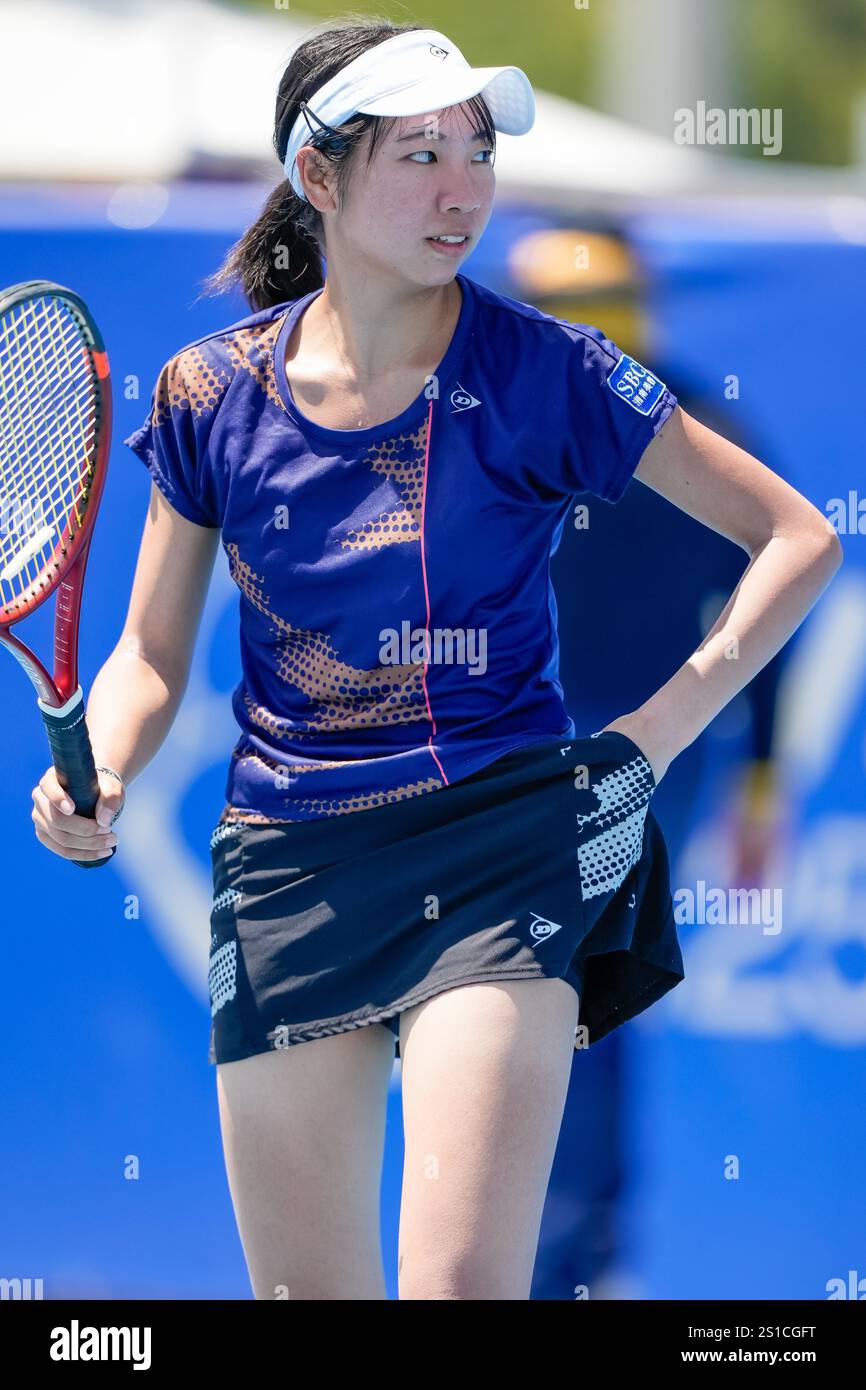 Canberra, Australia; 3rd Jan 2025: Aoi Ito of Japan is pictured during their Semifinal match ...