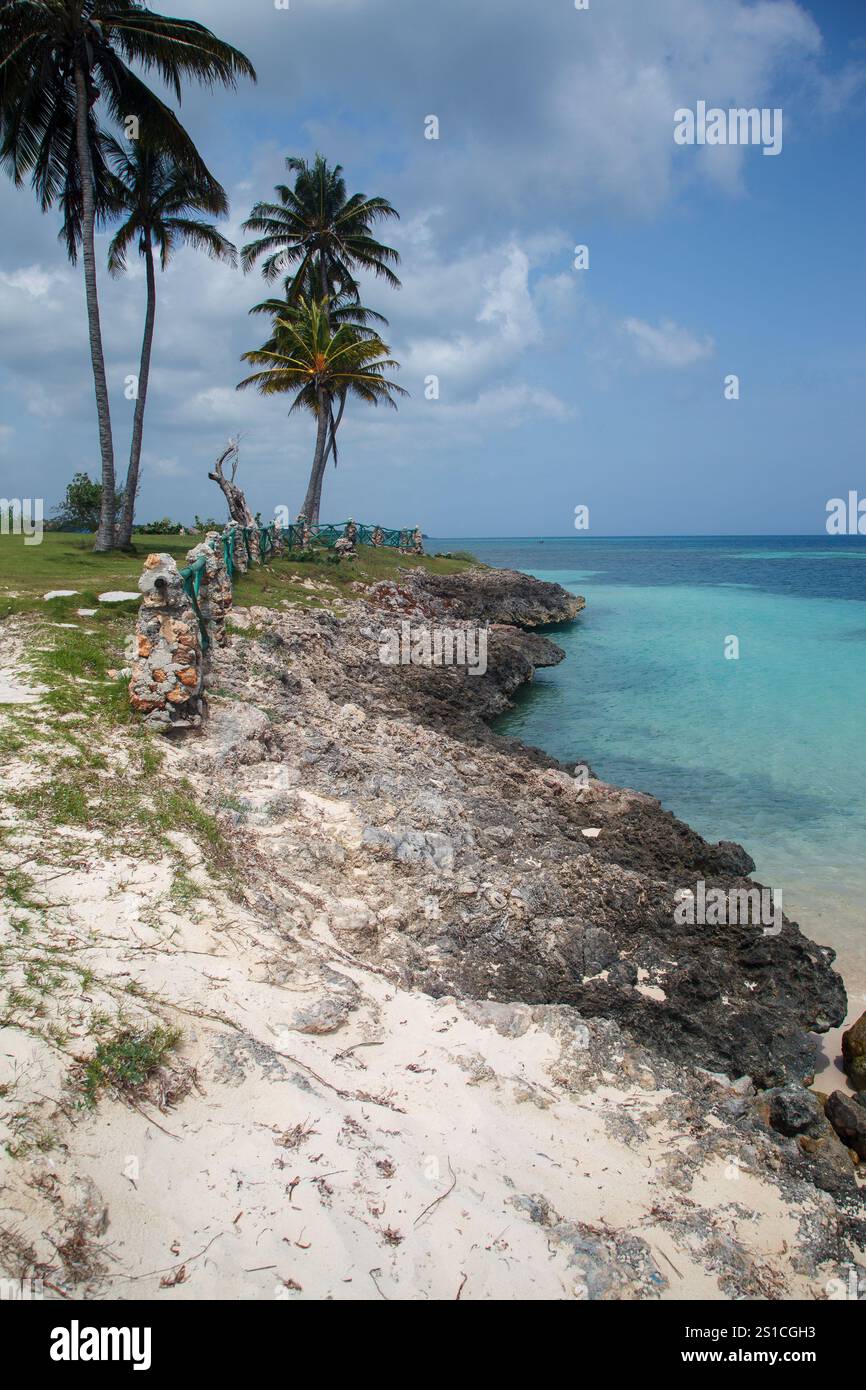 A beautiful tranquil Bany beach, Guardalavaca, Holguin province, Cuba ...