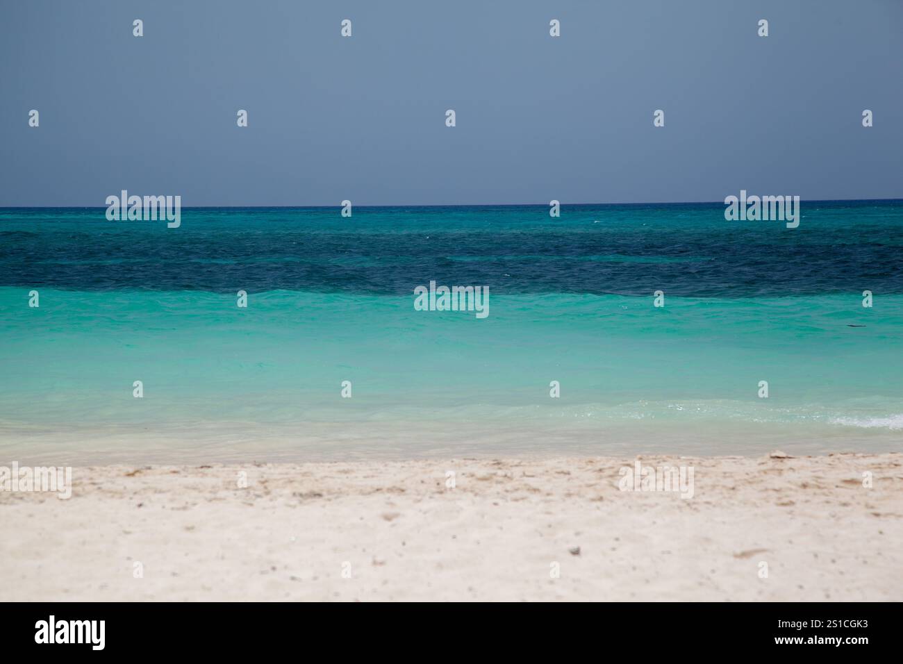 The Beautiful tranquil sand beach, Guardalavaca, Holguin province, Cuba ...