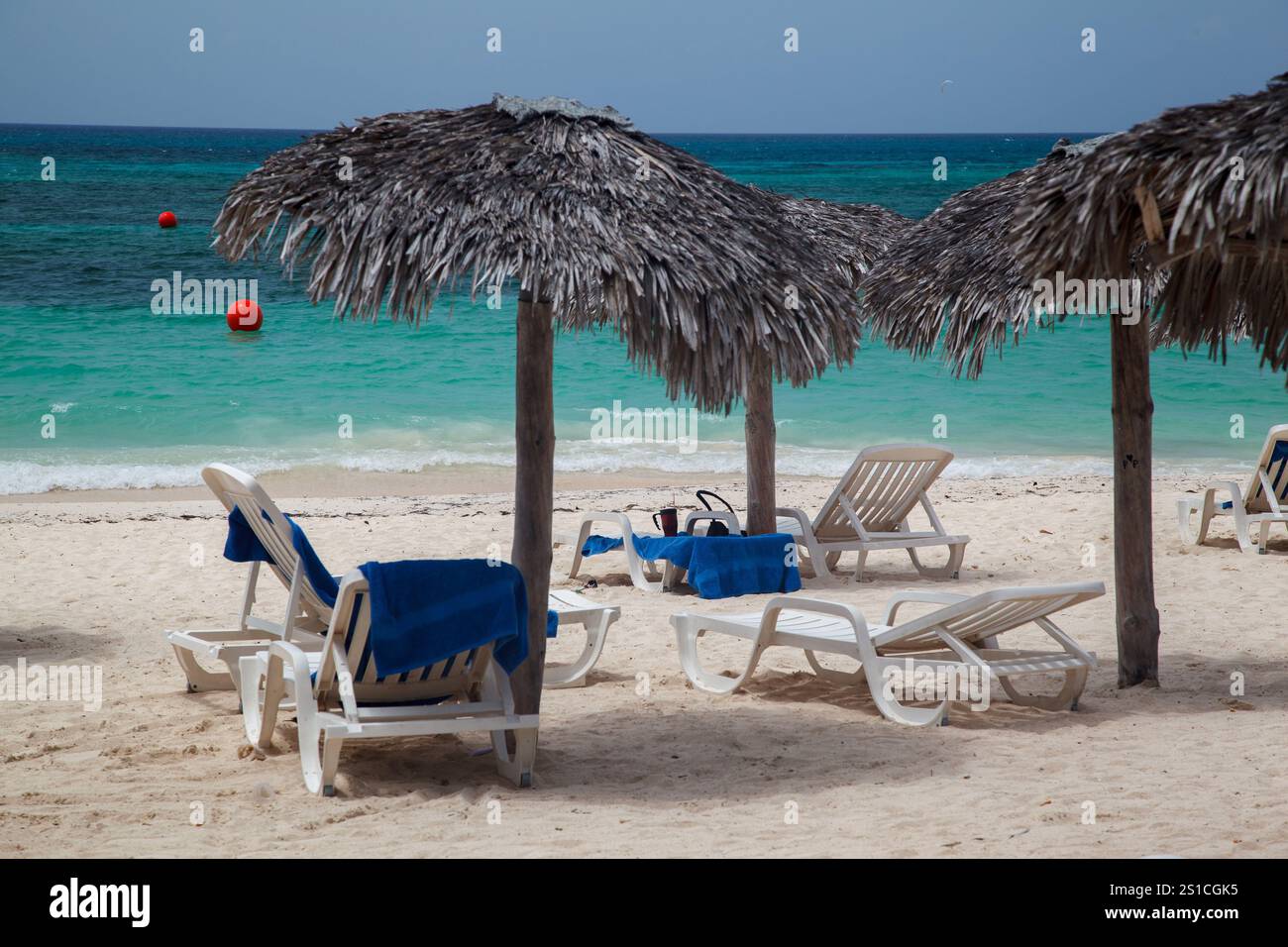 The Club Amigo Atlantic resort hotel, beach umbrellasl and the ...