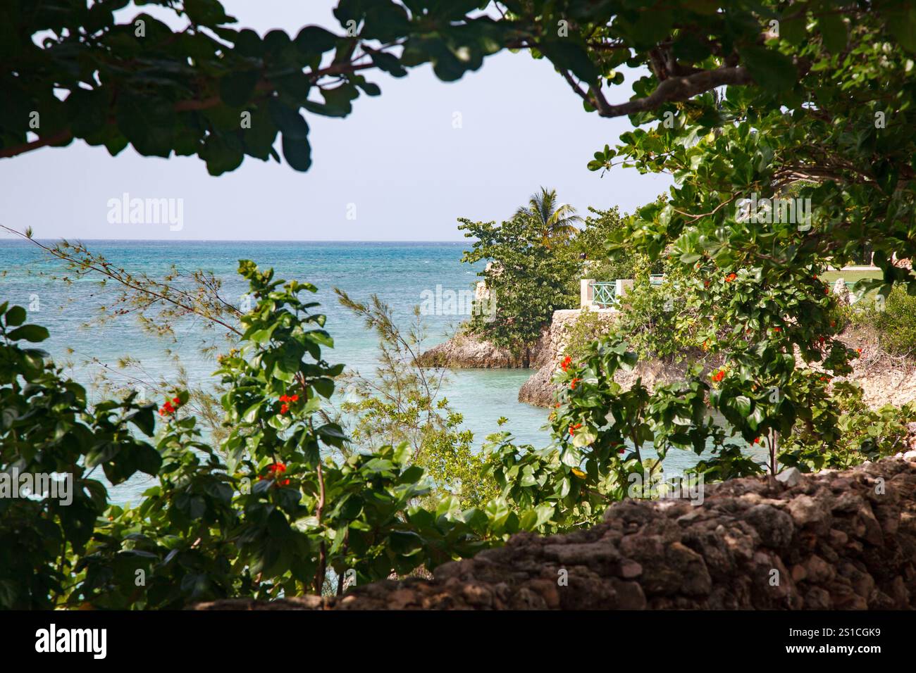 The Club Amigo Atlantic resort hotel and the caribbean shore in ...