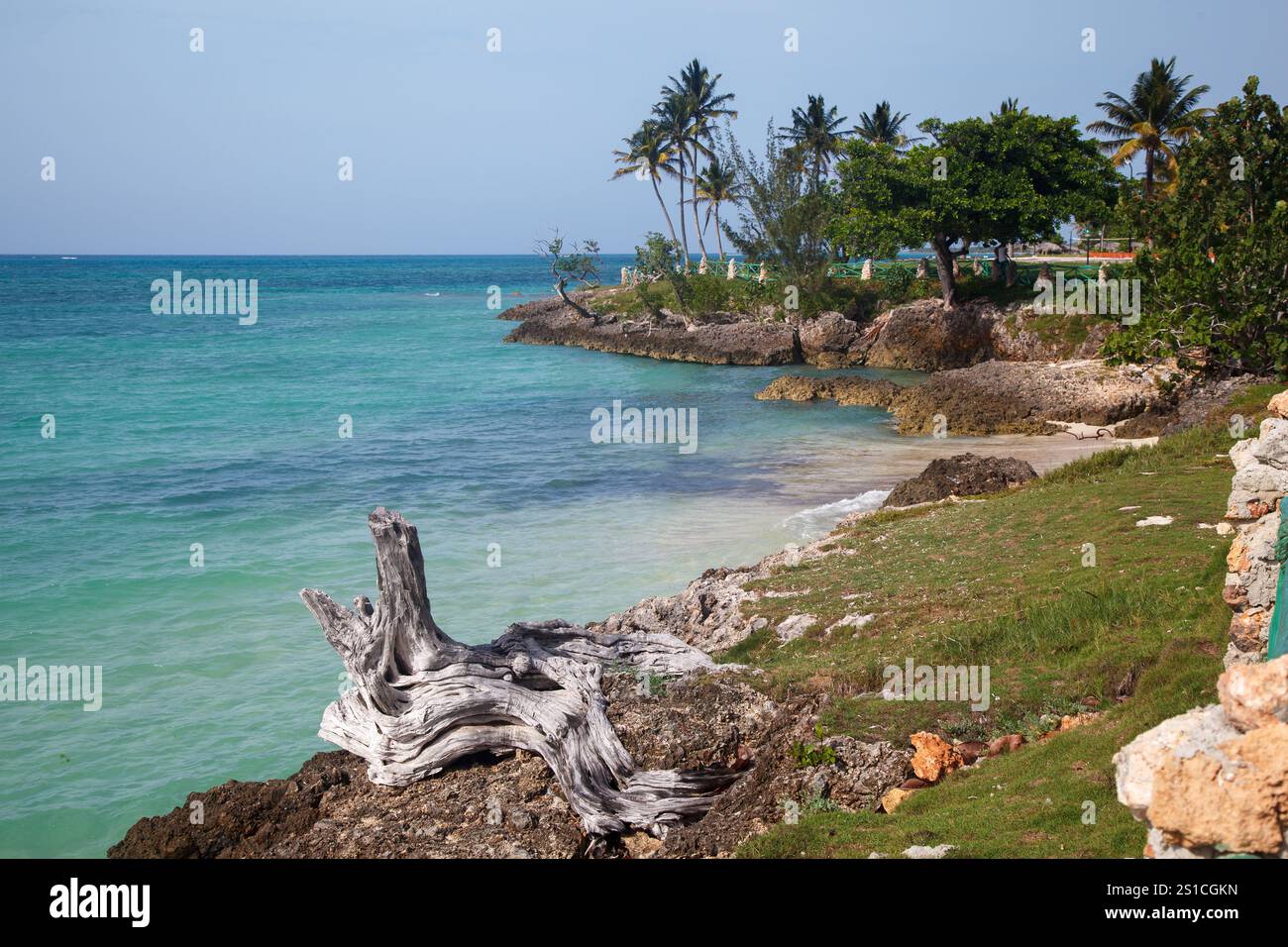 The Club Amigo Atlantic resort hotel and the caribbean shore in ...