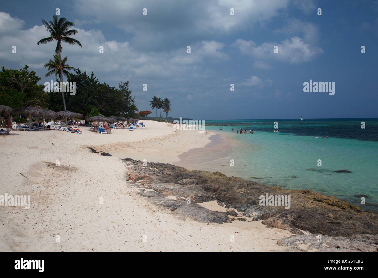 A beautiful tranquil Bany beach, Guardalavaca, Holguin province, Cuba ...