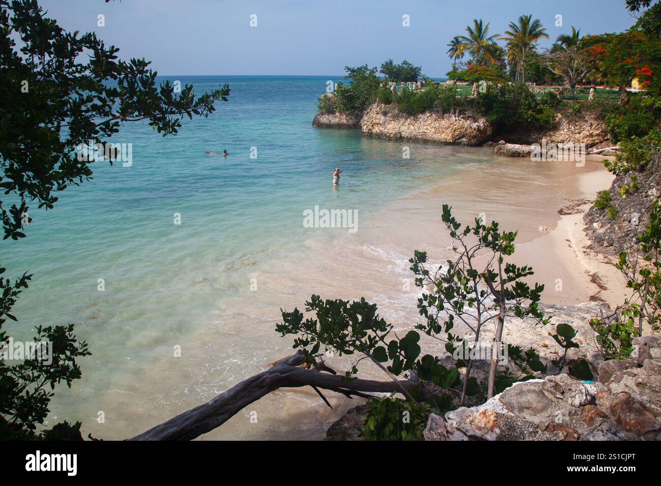 The Club Amigo Atlantic resort hotel and the caribbean shore in ...