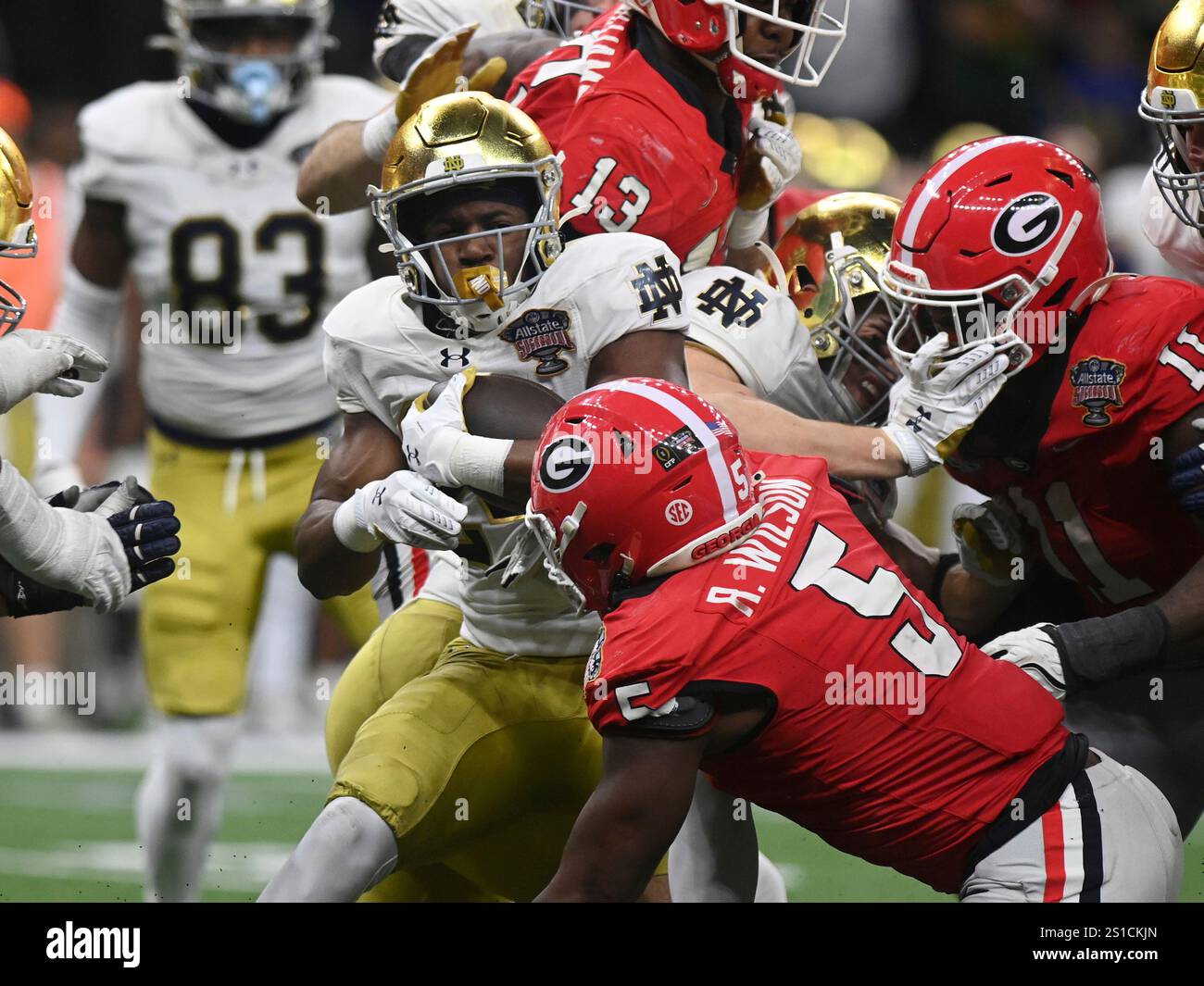 NEW ORLEANS, LA - JANUARY 02: Running Back Jadarian Price #24 of the ...
