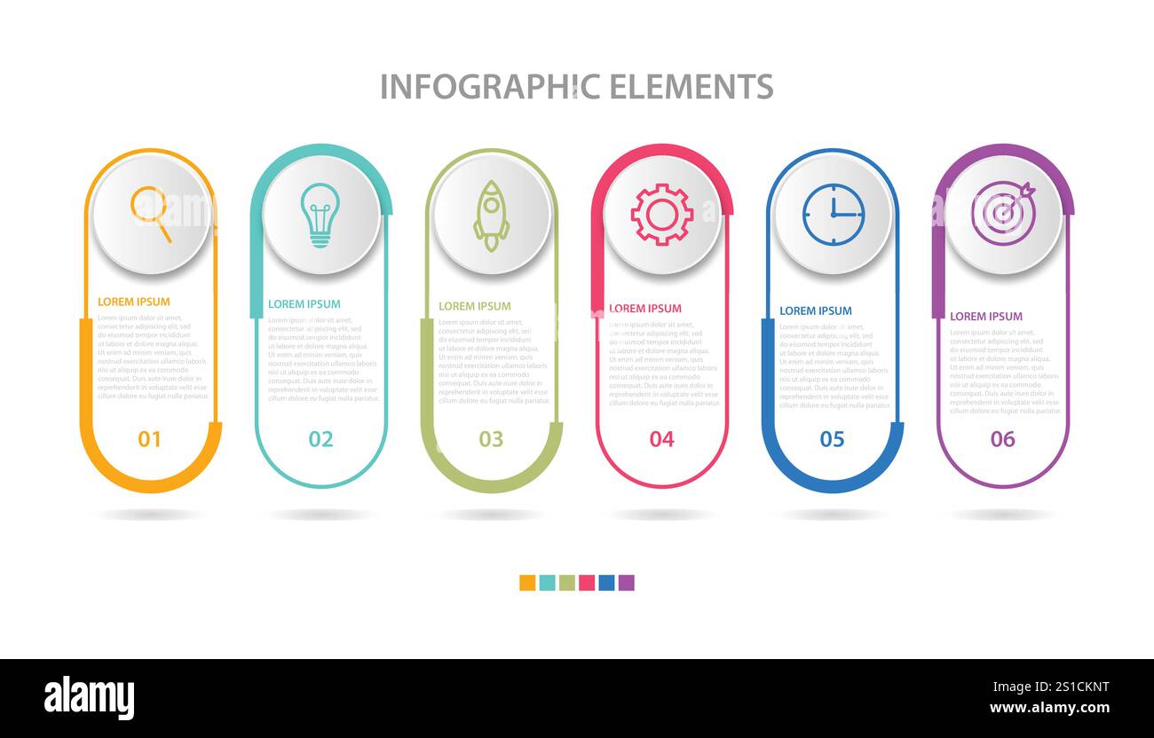 6 options Stock Vector Images - Alamy