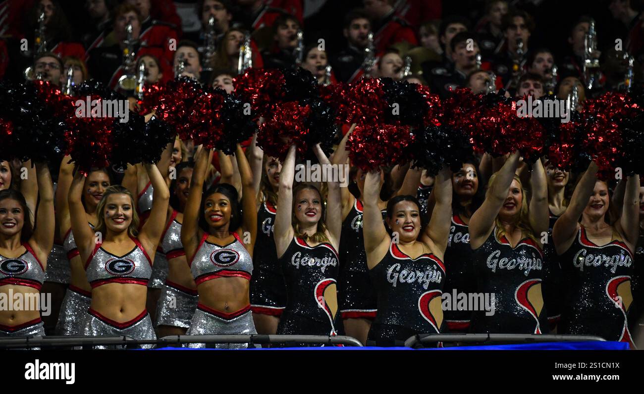 New Orleans, Louisiana, USA. 2nd Jan, 2025. Georgia Bulldog spirit ...