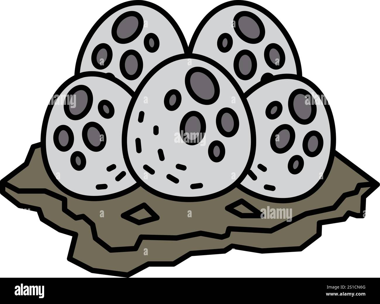 Small round rocks Stock Vector Images - Alamy