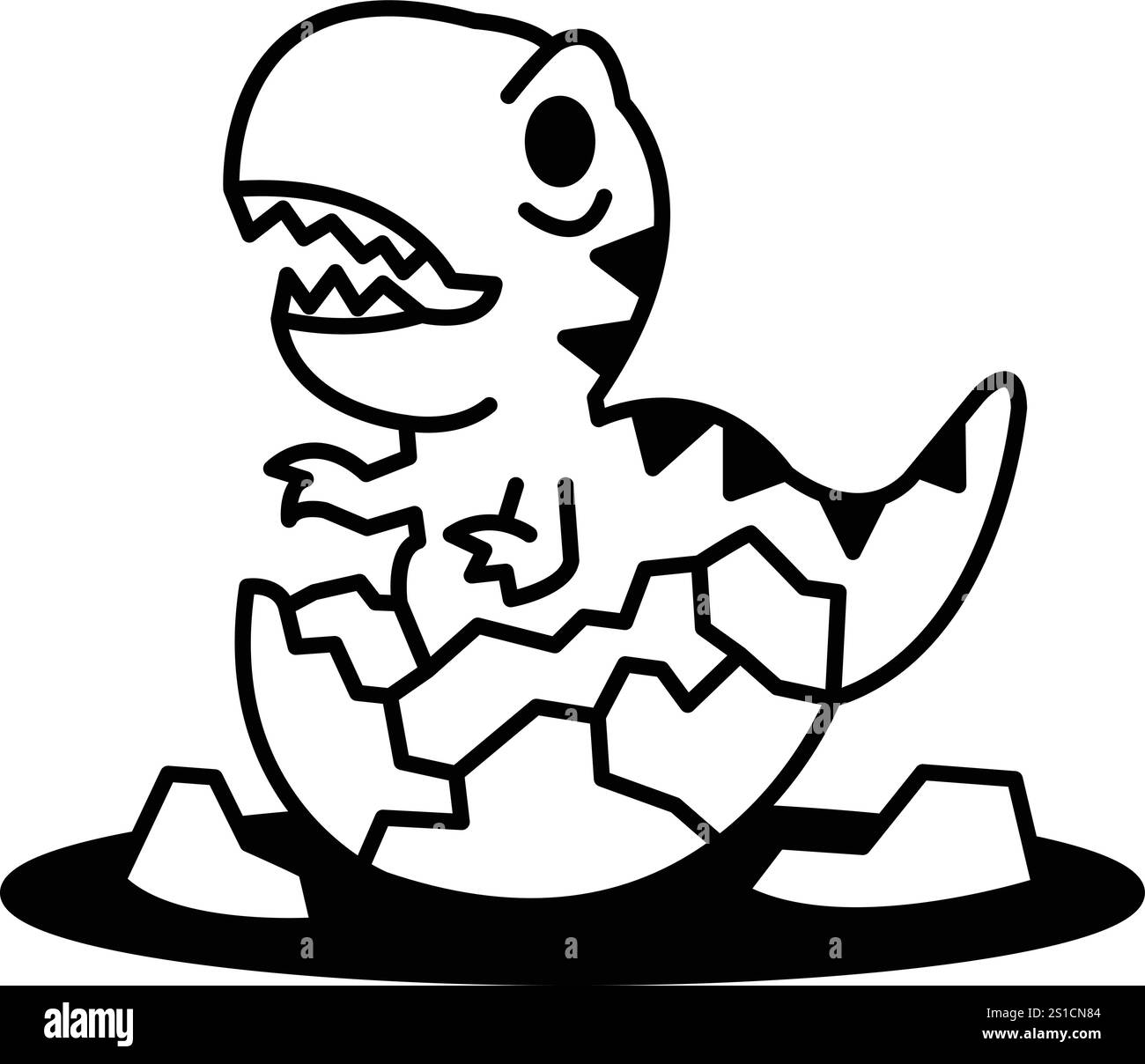 Prehistoric bird egg Stock Vector Images - Alamy