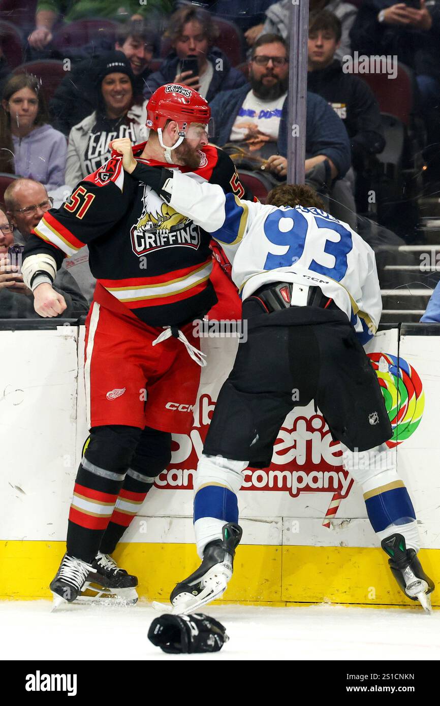 CLEVELAND, OH - JANUARY 02: Grand Rapids Griffins right wing Austin ...