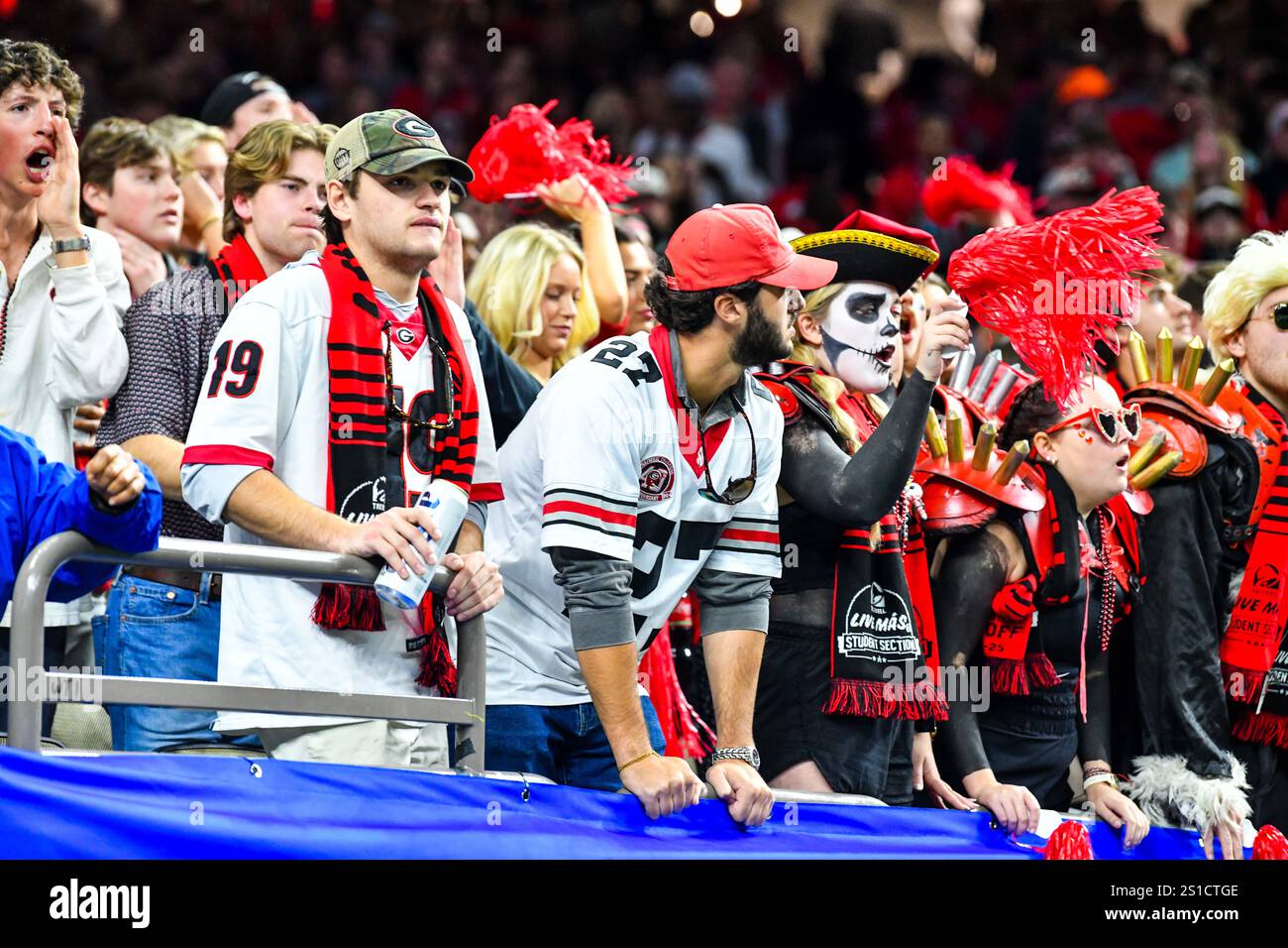 New Orleans, Louisiana, USA. 2nd Jan, 2025. The Georgia Bulldog ...