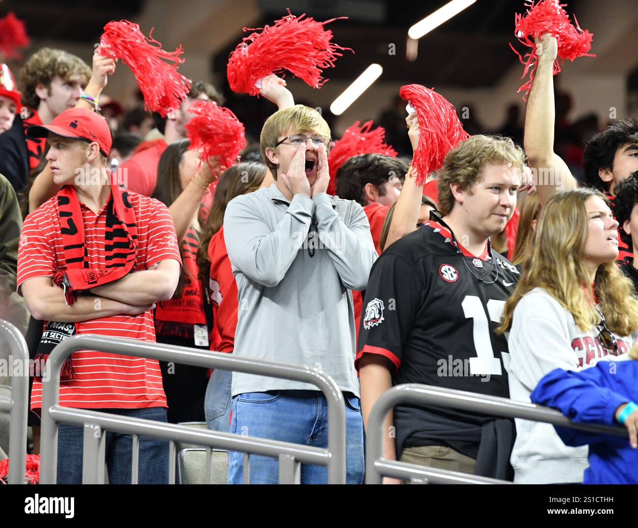 New Orleans, Louisiana, USA. 2nd Jan, 2025. The Georgia Bulldog ...
