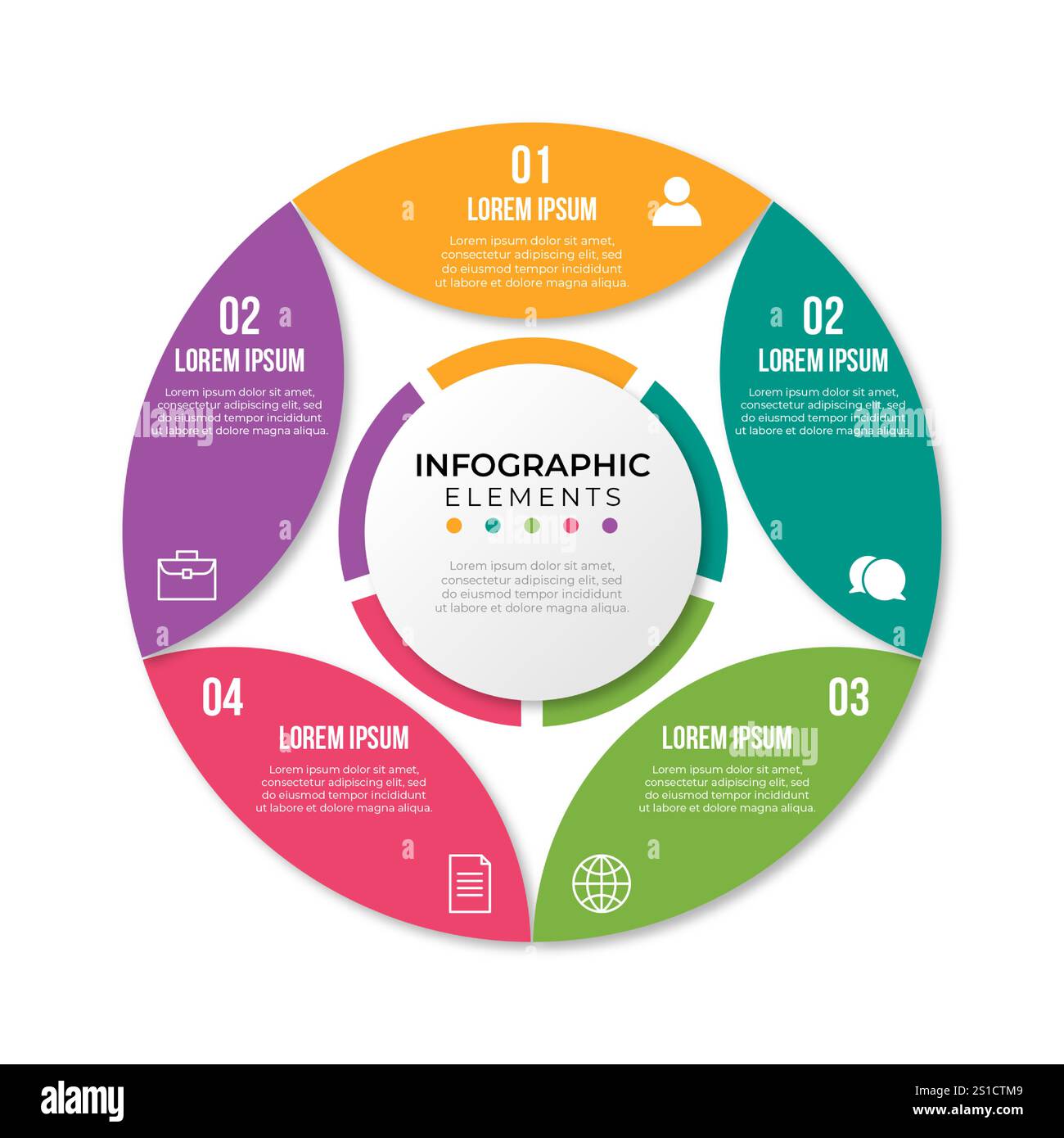 Presentation progress timeline chart Cut Out Stock Images & Pictures ...