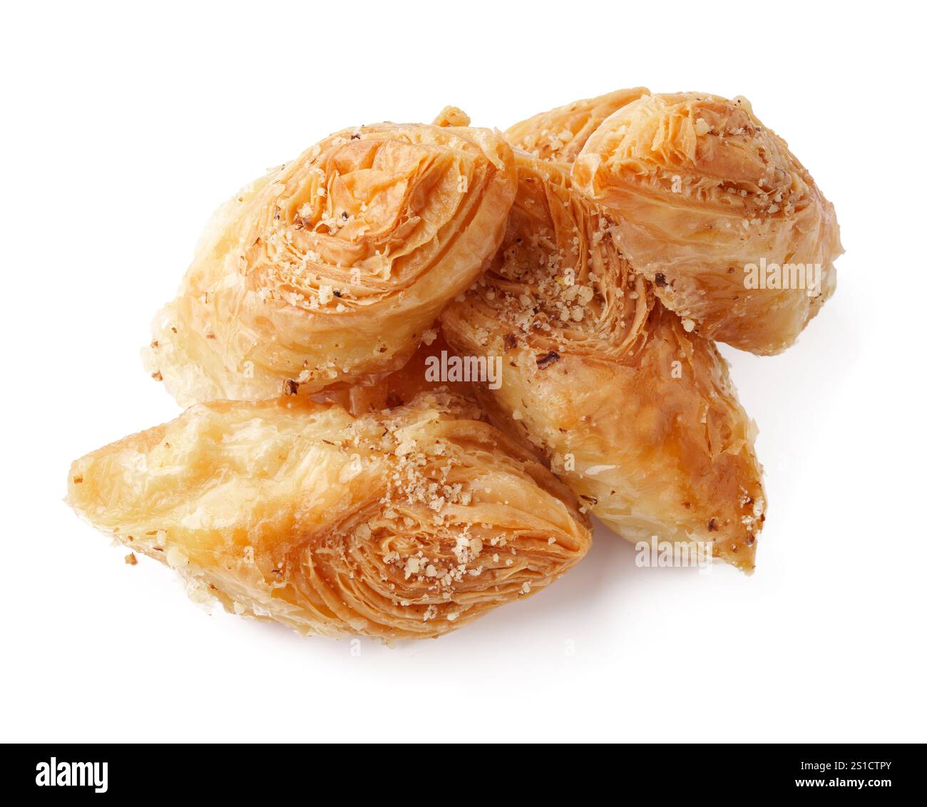 Delicious traditional pastry made with flaky layers and nuts enjoyed at ...