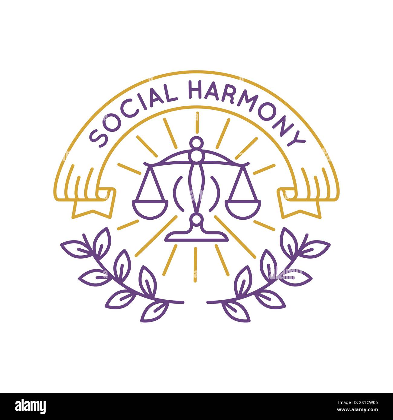 Simple Logo with Libra Zodiac Icon Stock Vector Image & Art - Alamy