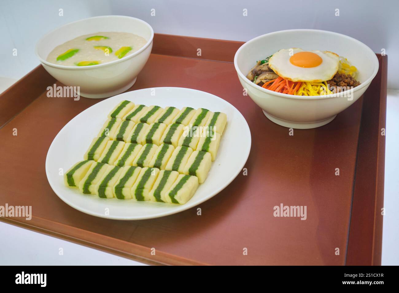 A fake, plastic food version of a typical, traditional rice based local ...