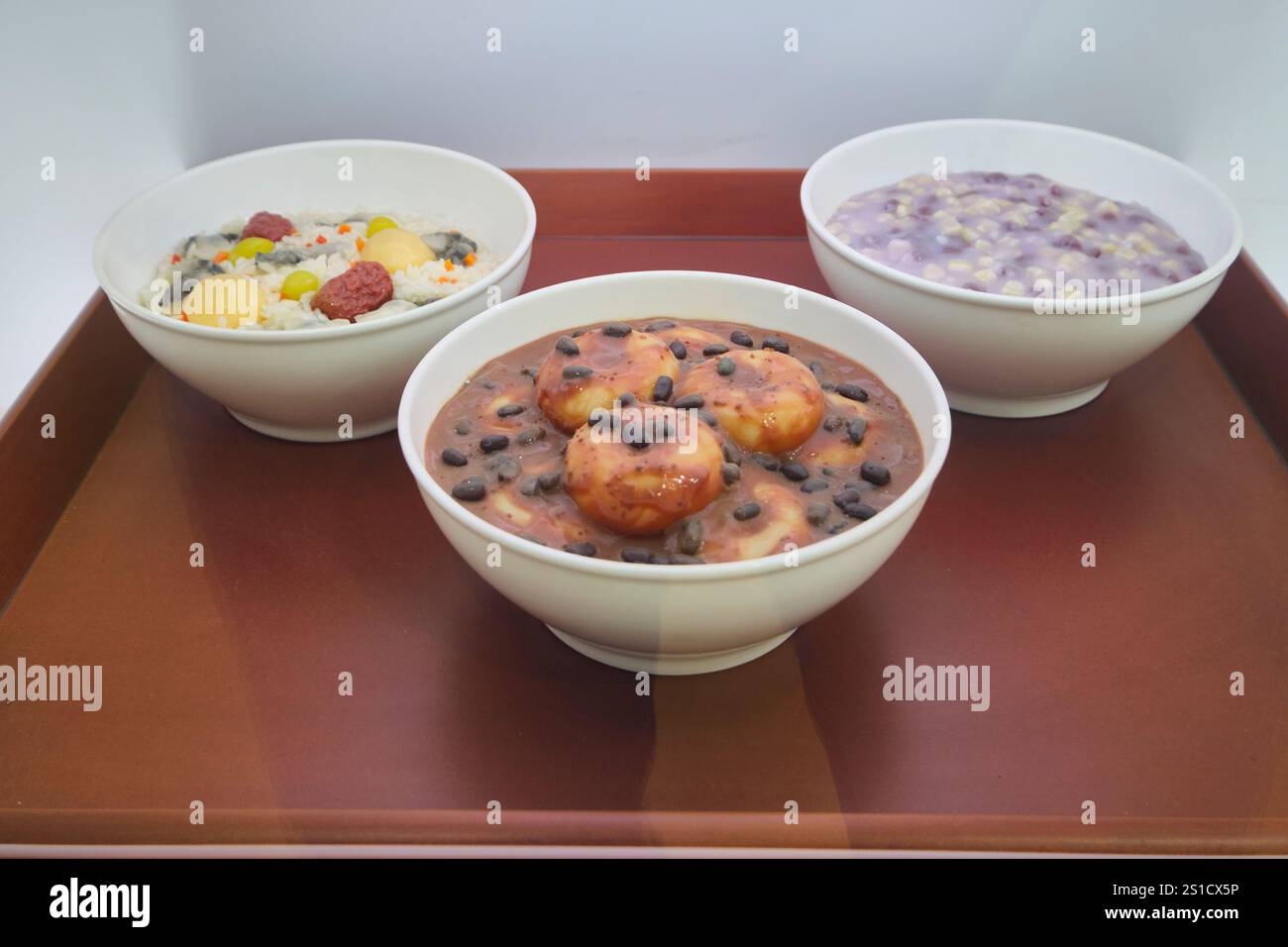 A fake, plastic food version of a typical, traditional rice based local ...