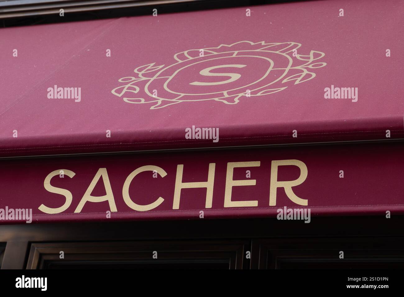 External Sun Shade of The Historic Sacher Cafe - The Legendary Maker of ...