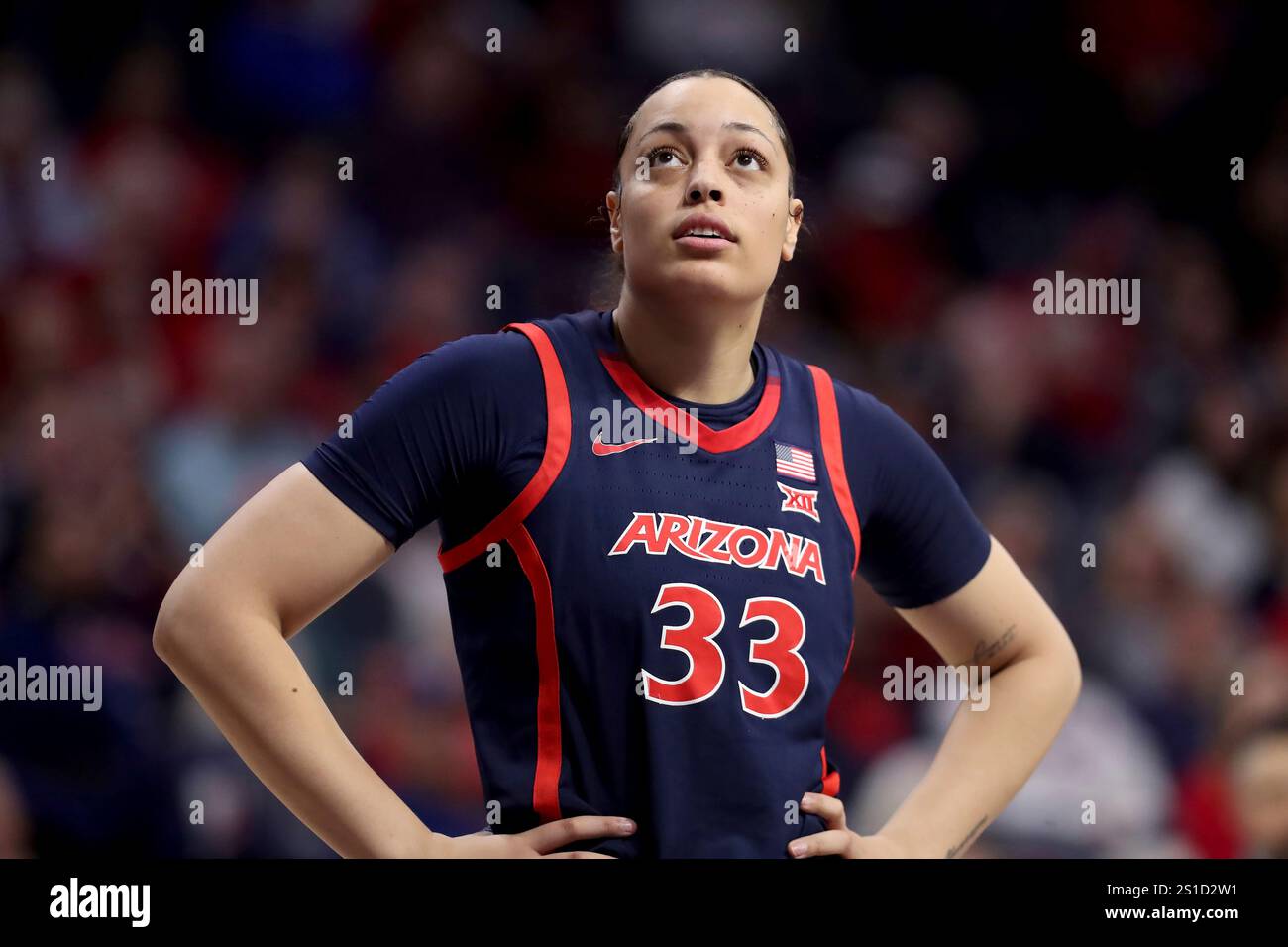 TUCSON, AZ - DECEMBER 31: Arizona Wildcats forward Isis Beh #33 during ...