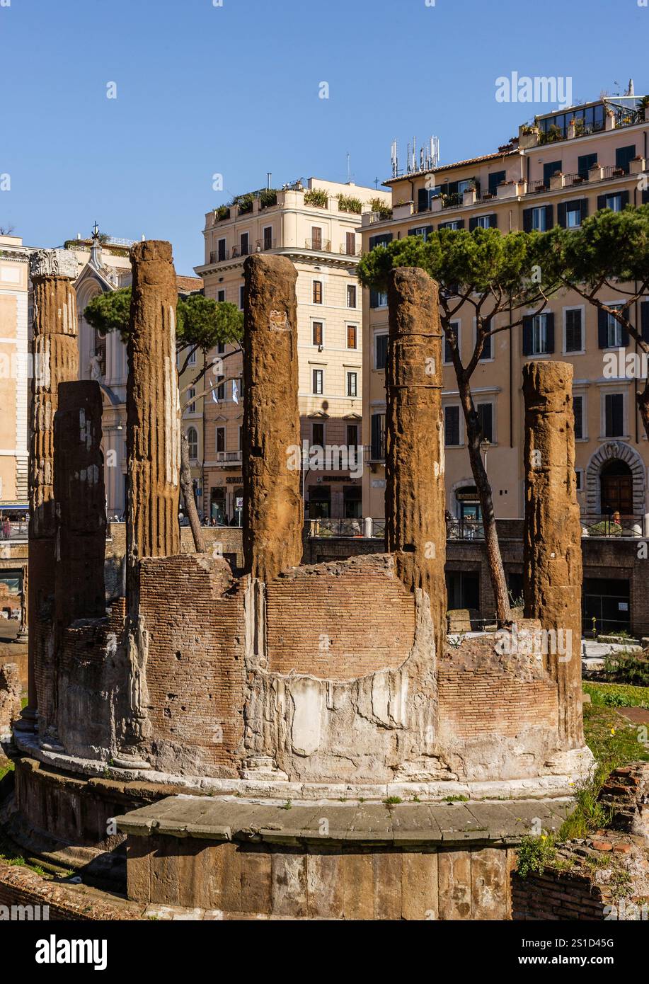 Italy. Rome. Largo di Torre Argentina. This square hosts four Roman ...
