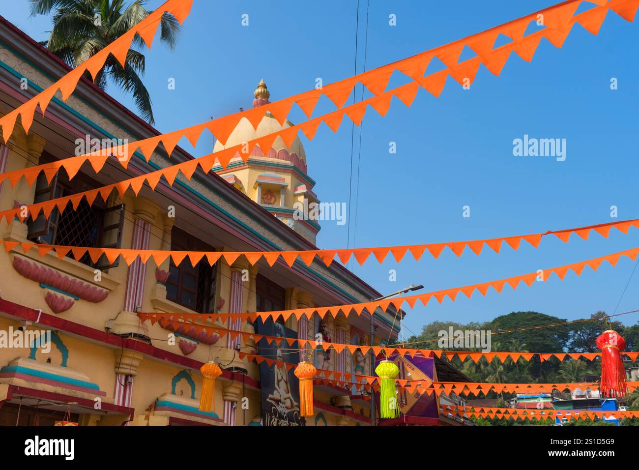 Shri Vithal Rakhumai Mandir Hindu temple Mala Panjim Goa India Stock ...