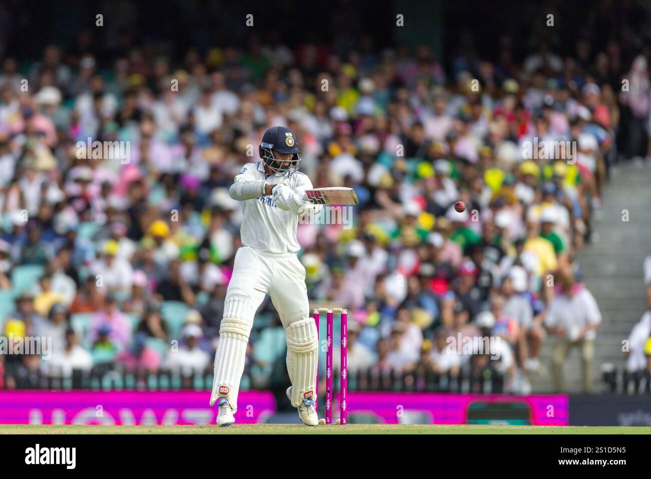 SYDNEY, AUSTRALIA - JANUARY 03: Washington Sundar of India bats during ...