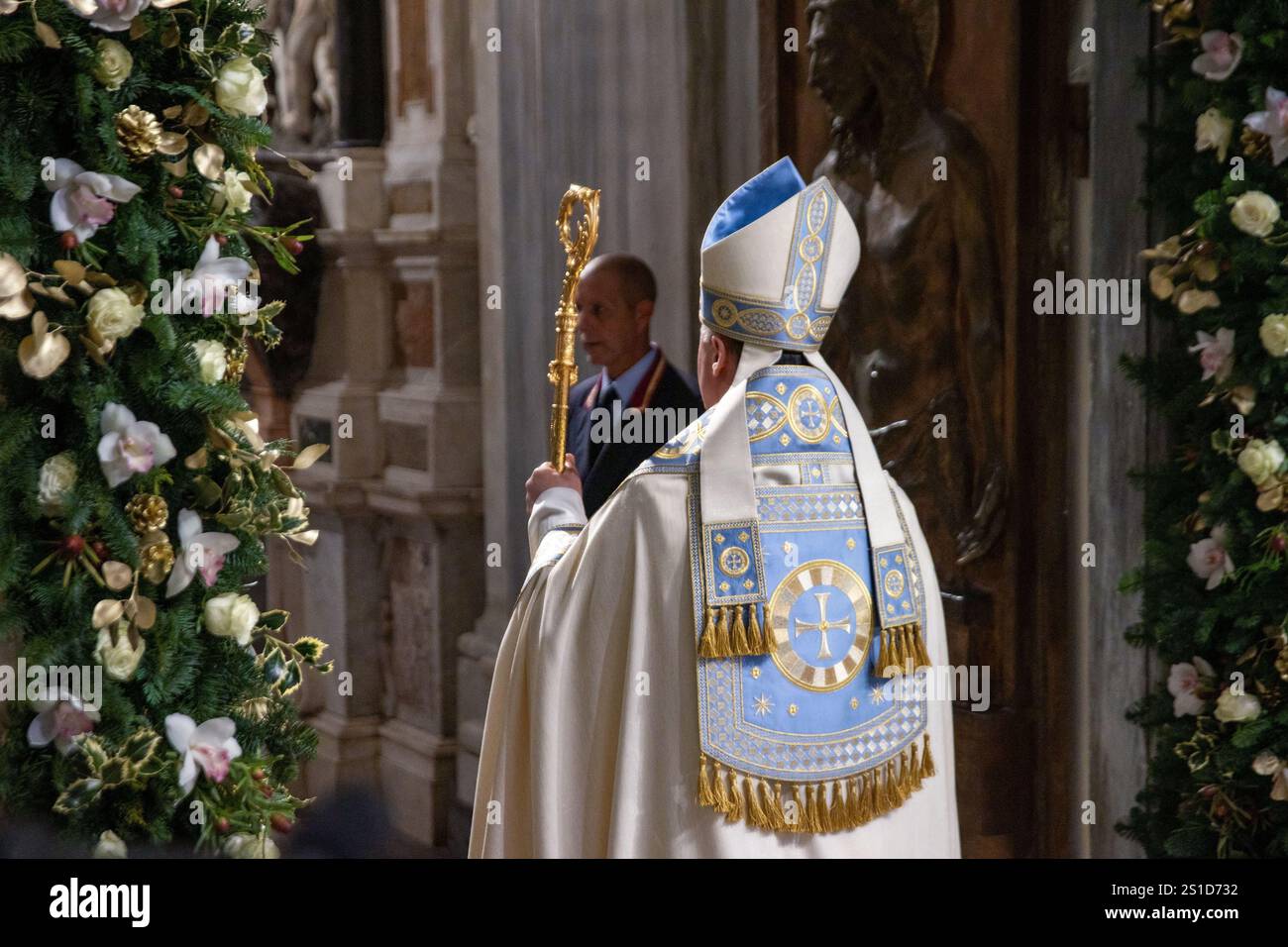 Rome, Italy, 1 January, 2025. Cardinal Rolandas Makrickas opens the ...