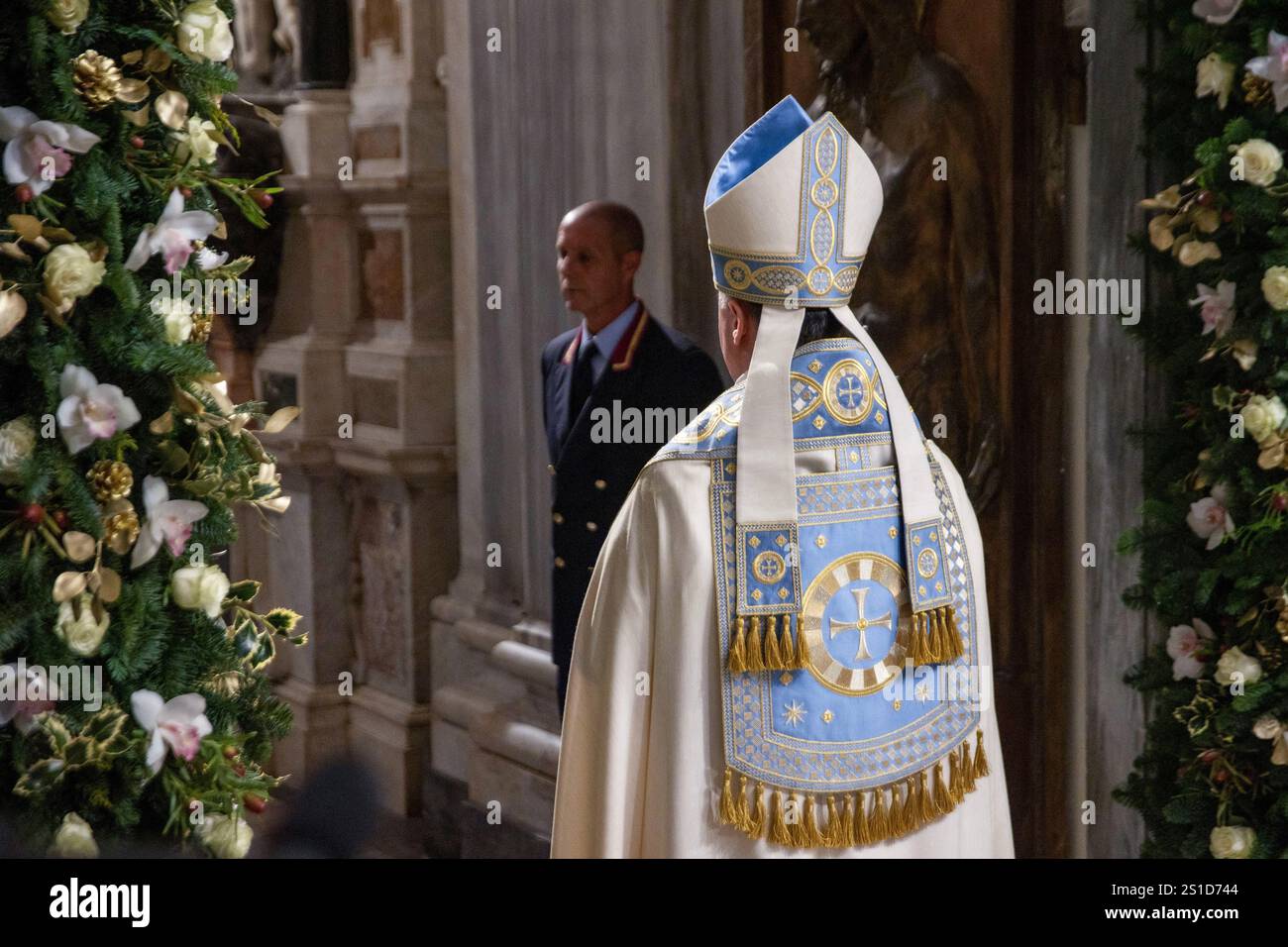 Rome, Italy, 1 January, 2025. Cardinal Rolandas Makrickas opens the ...