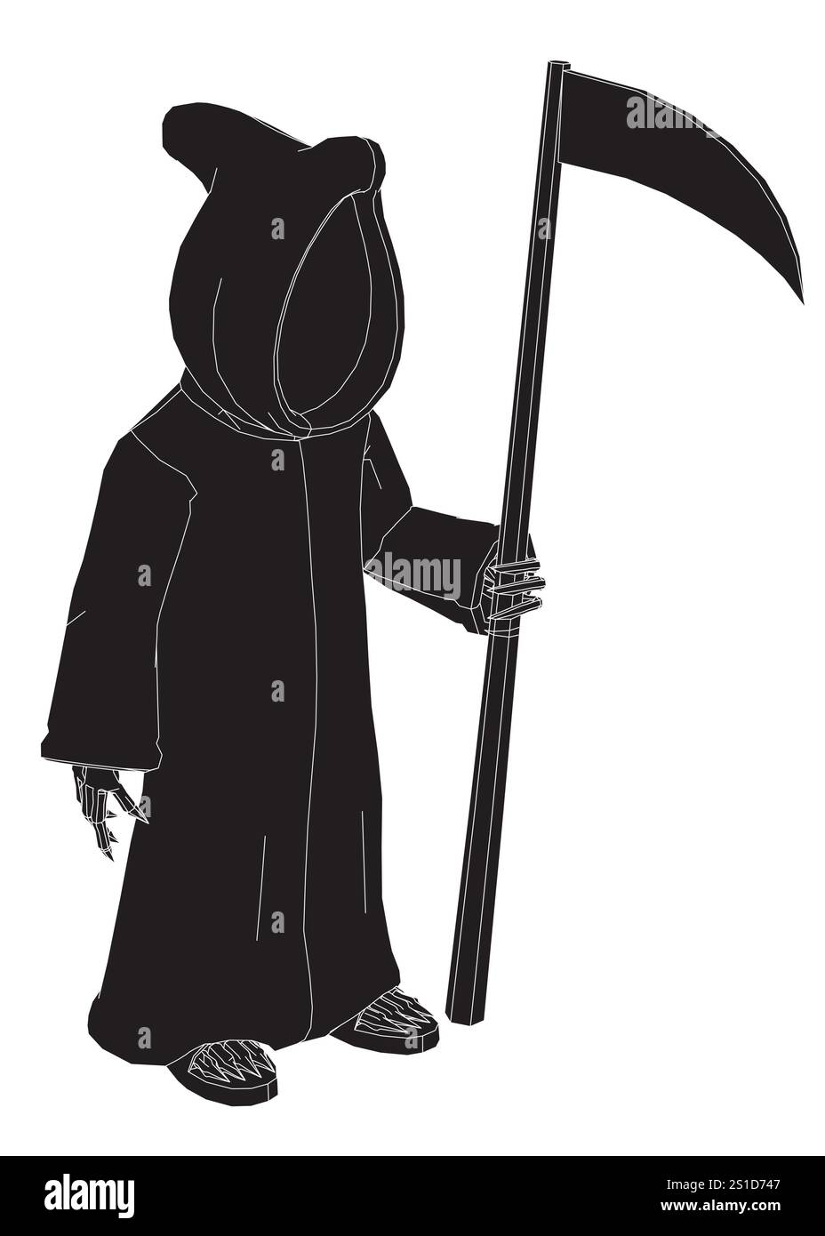 Skeleton staff Stock Vector Images - Alamy