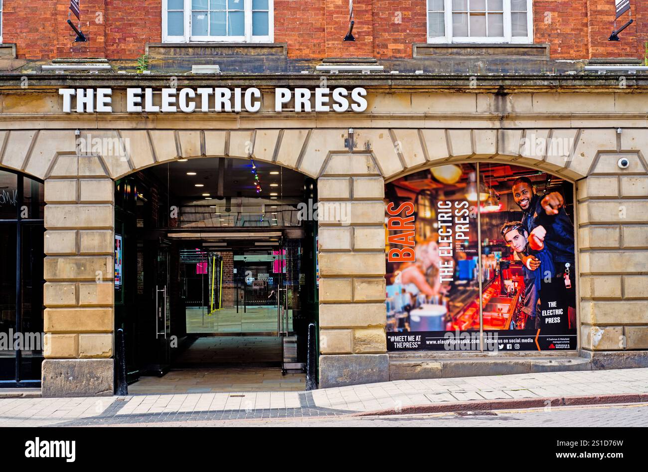 The Electric Press, The Headrow, Leeds, West Yorkshire, England Stock ...