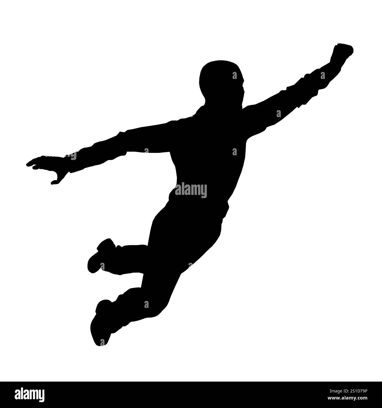 Leaping in air Stock Vector Images - Alamy