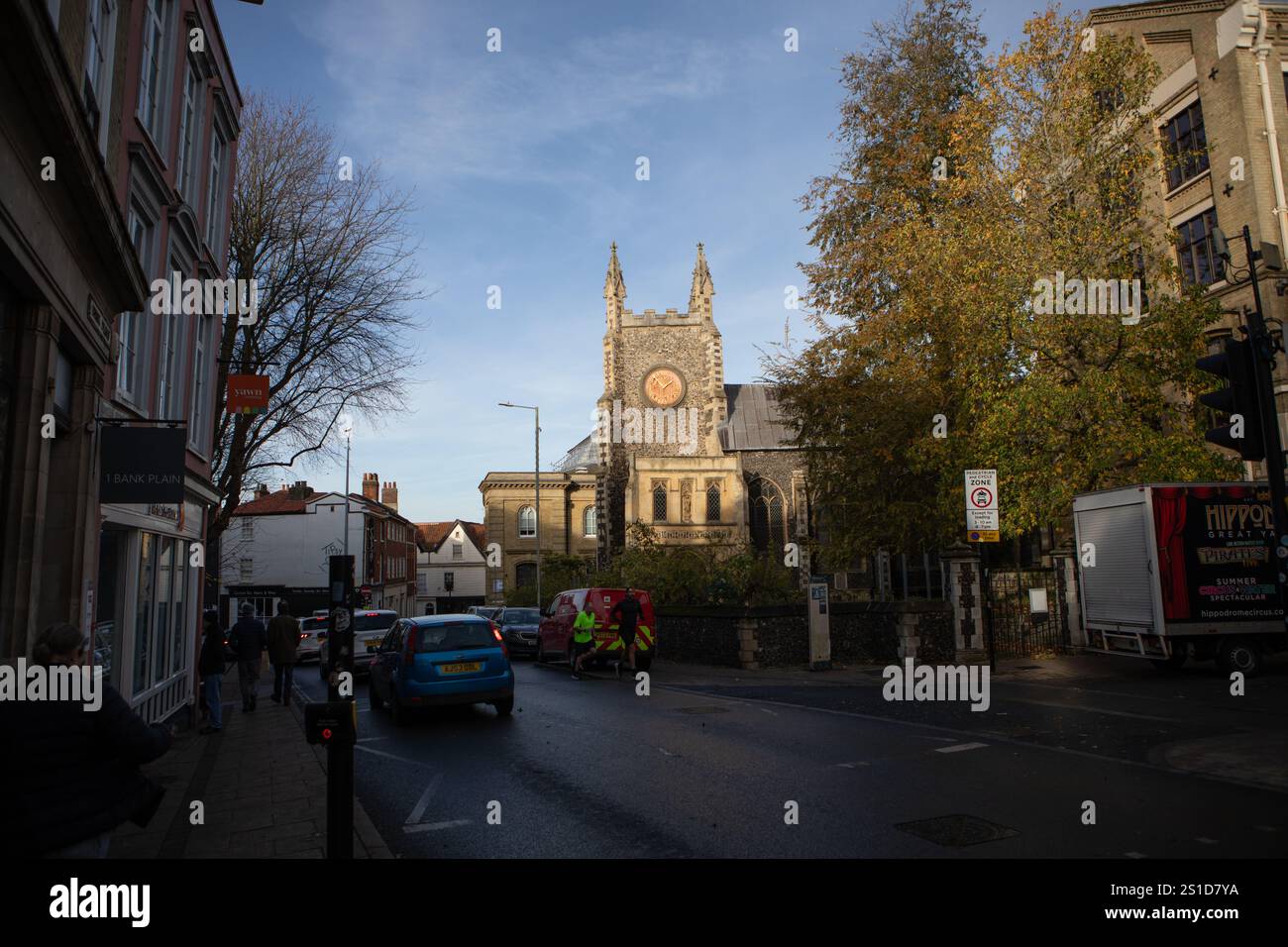 Saint Andrews Church, a medieval perpendicular gothic hall church in ...