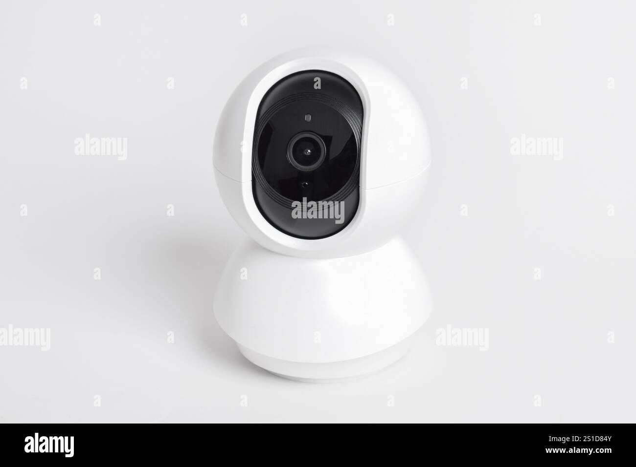 CCTV security camera isolated on white background. Smart home wireless ...