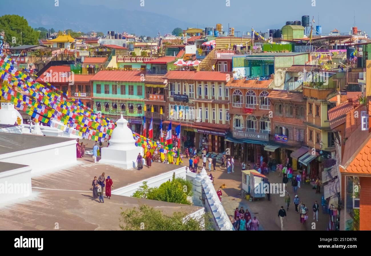 Kathmandu, Nepal - The touristic capital of Nepal in the Himalayas area ...