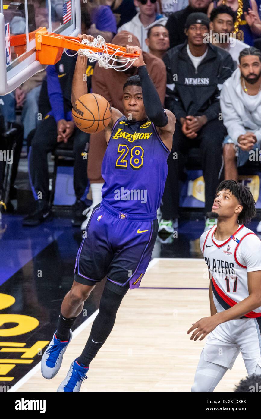 Los Angeles, United States. 02nd Jan, 2025. Los Angeles Lakers' Rui ...