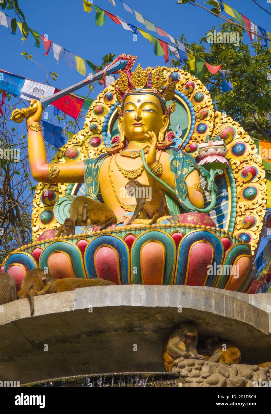 Kathmandu, Nepal - The touristic capital of Nepal in the Himalayas area ...