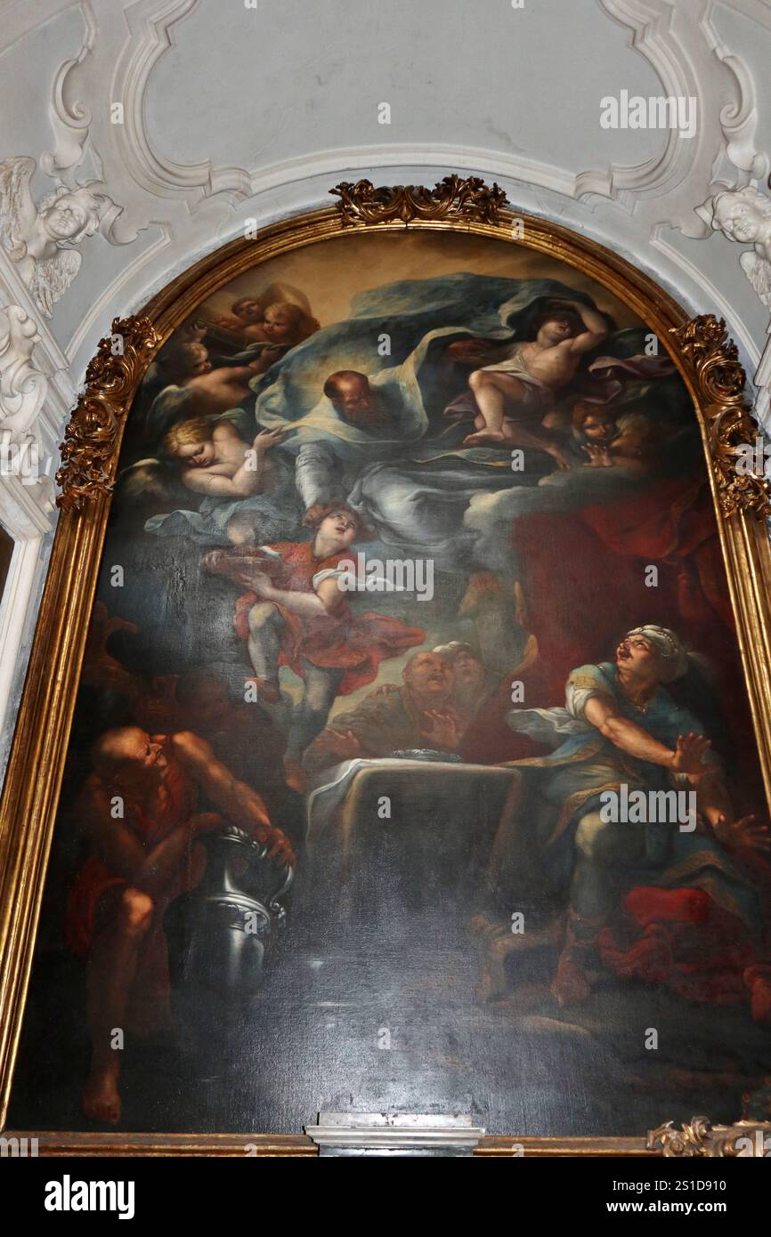 Napoli - San Nicola di Bari ed il fanciullo coppiere di Giacomo Farelli ...