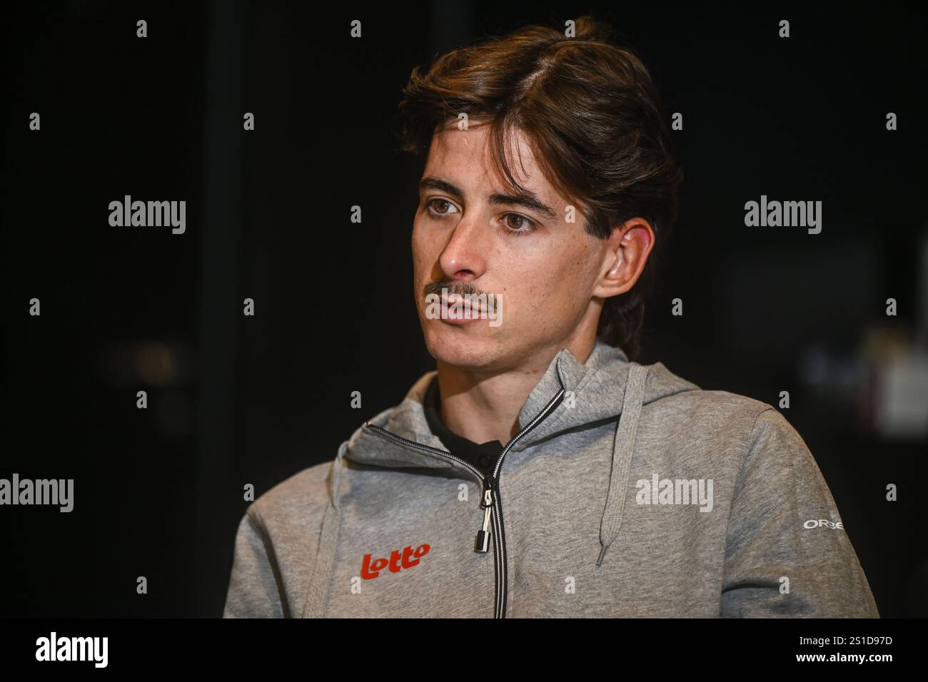 Temse, Belgium. 03rd Jan, 2025. Belgian Cedric Beullens of Lotto Dstny ...