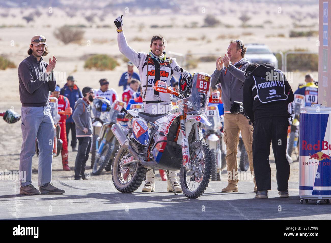 63 GERBER Jeremie (fra), KTM, TLD Racing, FIM W2RC, Rally2, Original by ...