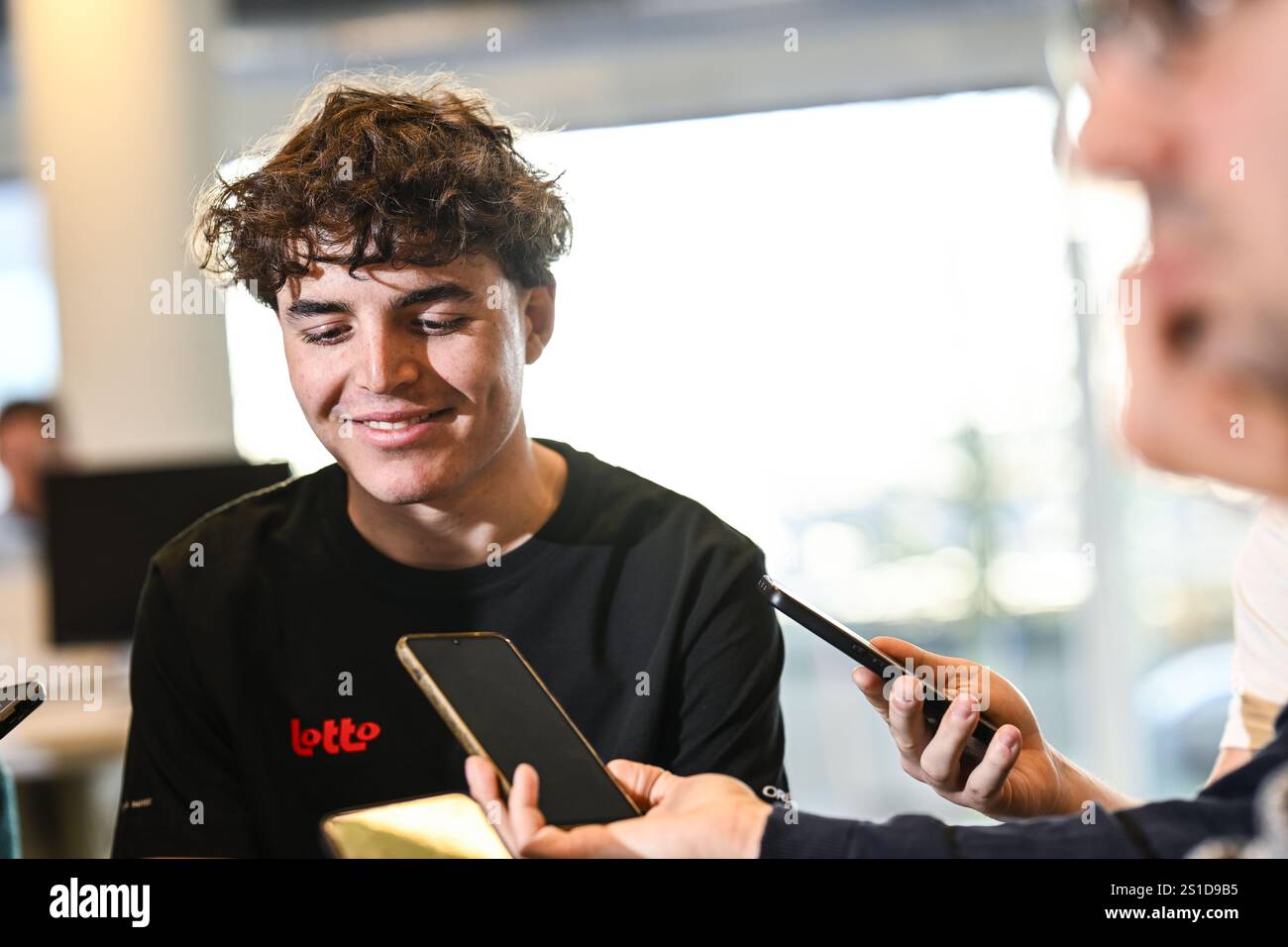 Temse, Belgium. 03rd Jan, 2025. Belgian Jarno Widar of Lotto Dstny ...