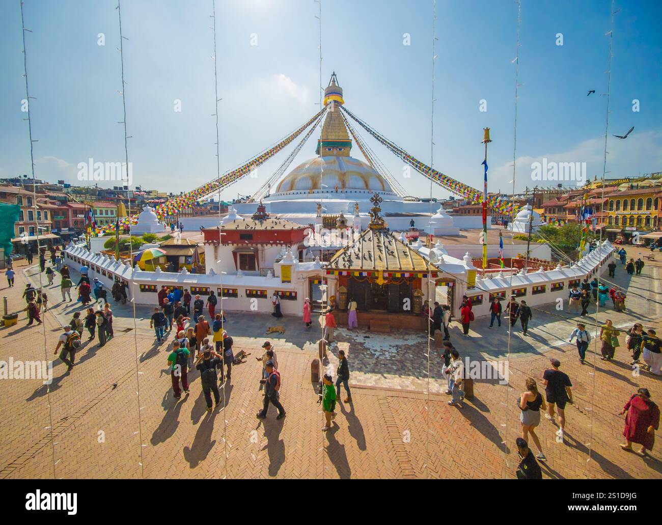 Kathmandu, Nepal - The touristic capital of Nepal in the Himalayas area ...