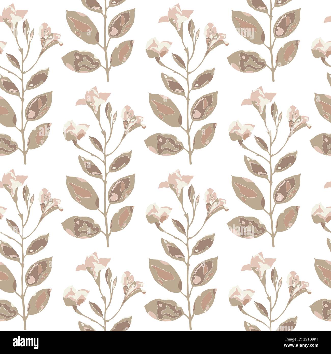 Symmetrical floral motifs Cut Out Stock Images & Pictures - Alamy