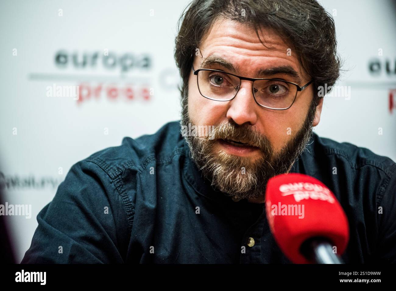 The president of the PSC in the Parliament of Catalonia, Ferran Pedret ...