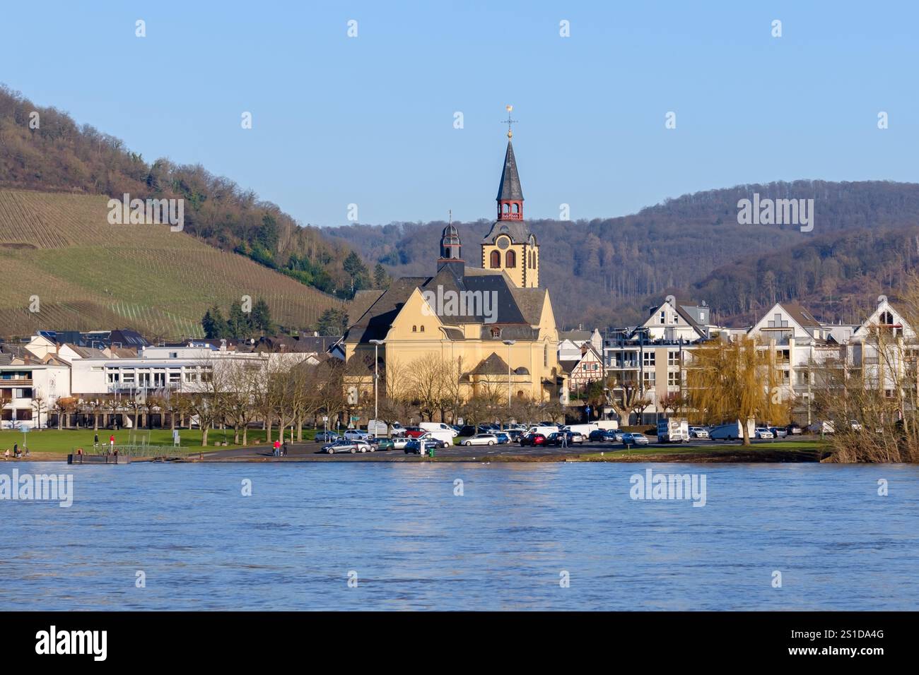 Bad Hönningen, Germany - December 26, 2024 : View of the Catholic ...