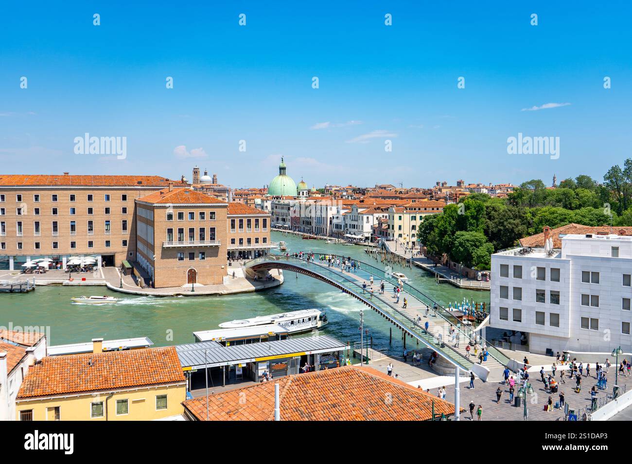 A vibrant view of Venice, Italy, showcasing the Grand Canal with ...